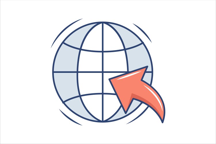 Share social media sticker design Royalty Free Vector Image