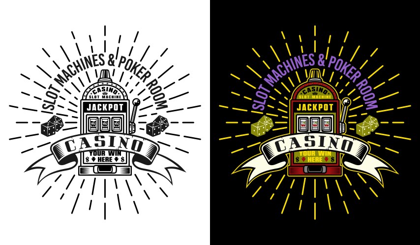 Slot Machine Logo Vector Images (over 1,500)