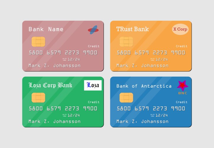 Debit Card Template Vector Images (over 6,000)