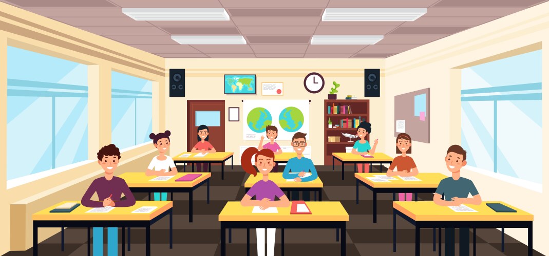 Classroom Cartoon Vector Images (over 35,000)