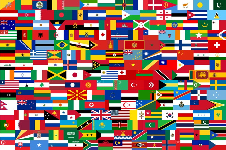 All flags of the world Royalty Free Vector Image