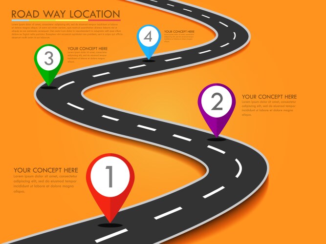 Highway Infographic Vector Images (over 9,300)