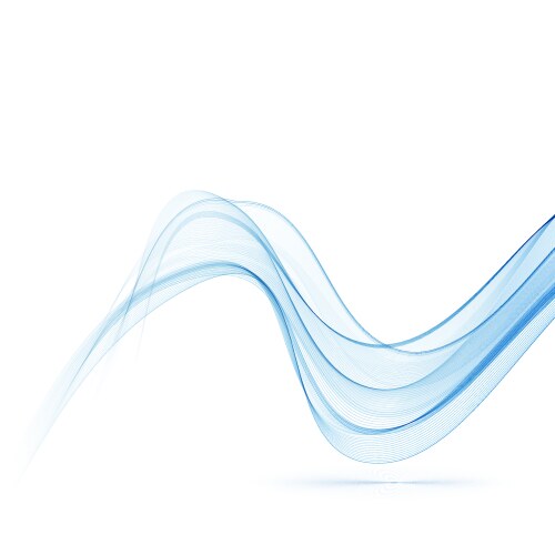 Abstract blue waves background design Royalty Free Vector