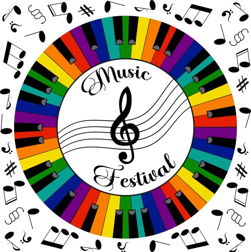 Circle Music Staff Vector Images (over 130)