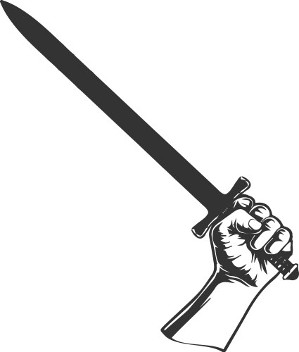 Hand Holding Sword Vector Images (over 690)