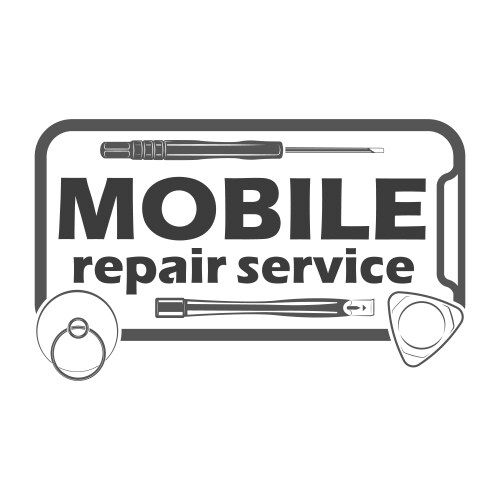 Mobile repair service 4 Royalty Free Vector Image