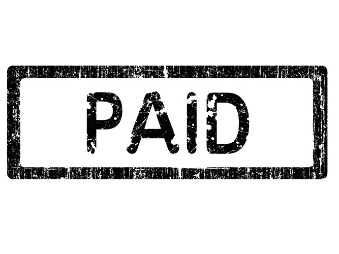 Paid Stamp Vector Images (over 2,700)