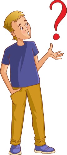 Questioning Cartoon Question Mark Cartoon Vector Images (over 10,000)