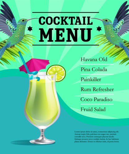 Cocktail Menu Background Vector Images (over 27,000)