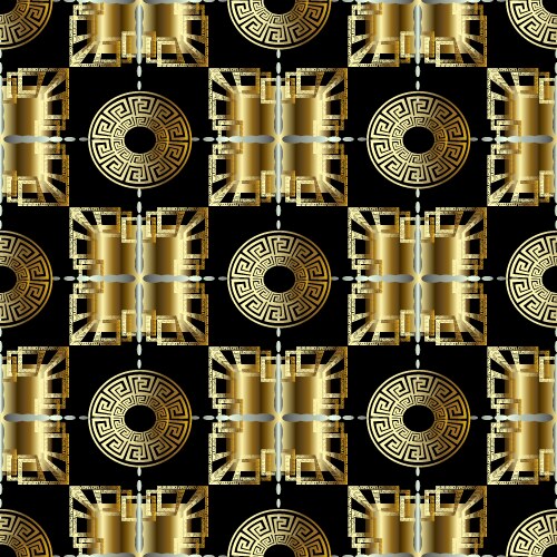Geometric abstract greek seamless pattern Vector Image Geometric abstract greek seamless pattern Vector Image