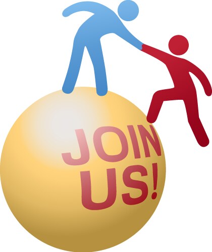 People join merge social business groups Vector Image