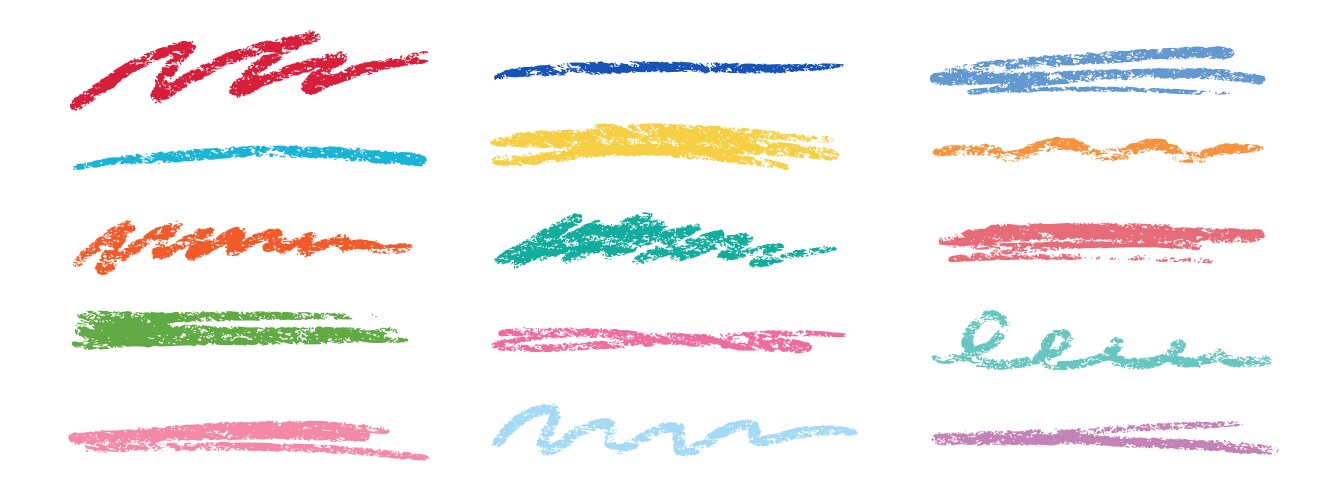 Collection underline Royalty Free Vector Image