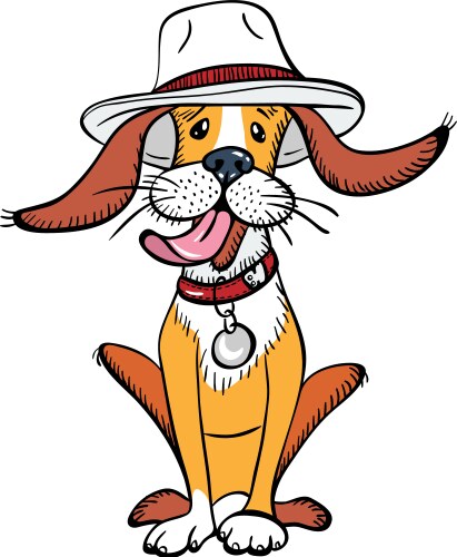 Cartoon funny viscacha comic animal character Vector Image