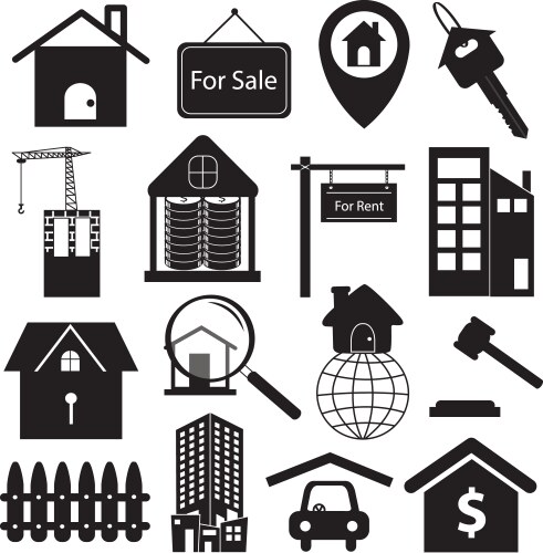 Real Estate Symbols Vector Images (over 530,000)