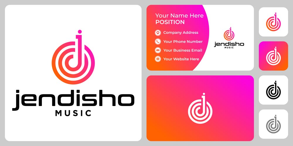Music logo Royalty Free Vector Image - VectorStock
