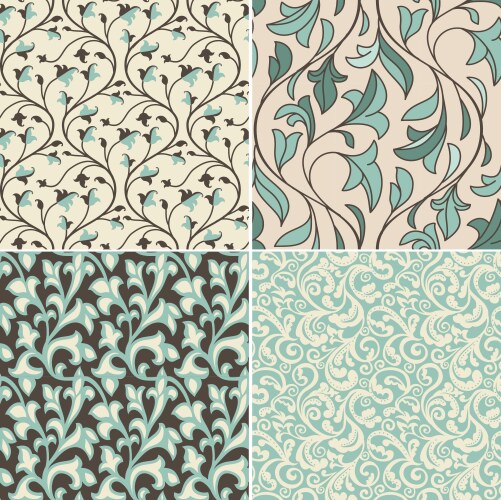 Vintage wallpaper Royalty Free Vector Image - VectorStock