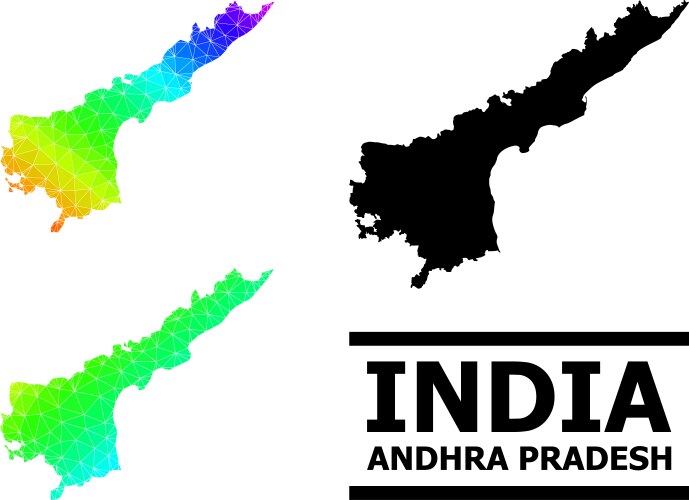 Andhra Pradesh Map Vector Images (over 300)
