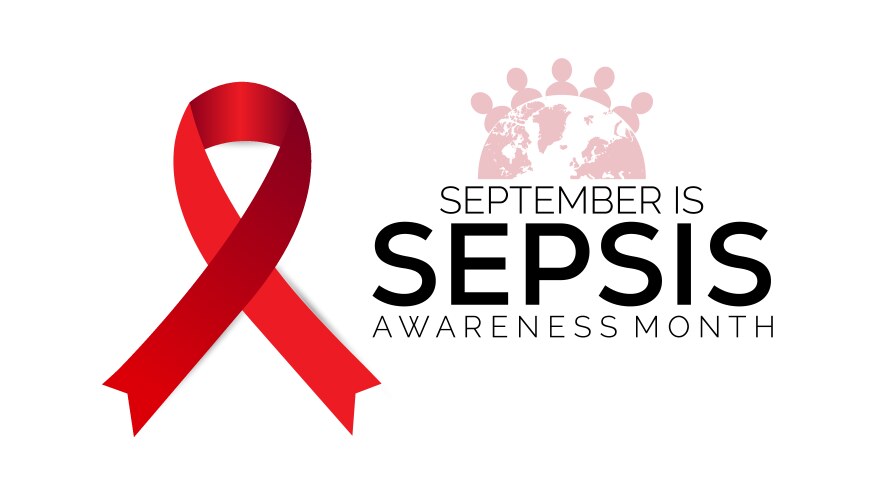 Sepsis awareness month Royalty Free Vector Image