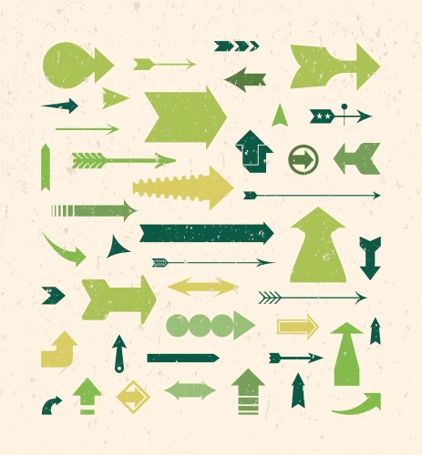 Set of arrows Royalty Free Vector Image - VectorStock