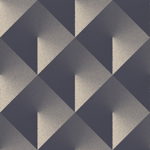 Circles clockwise gradient seamless pattern Vector Image