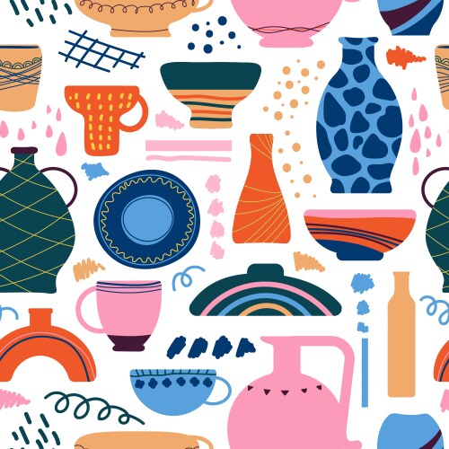 Kitchen pattern Royalty Free Vector Image - VectorStock