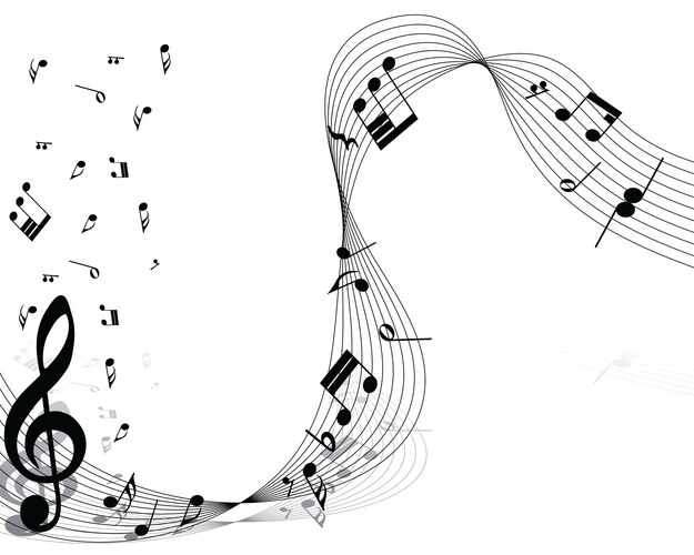 Music notes Royalty Free Vector Image - VectorStock