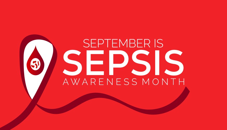 Sepsis awareness month Royalty Free Vector Image