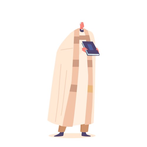 Jesus character wearing shackles represents Vector Image