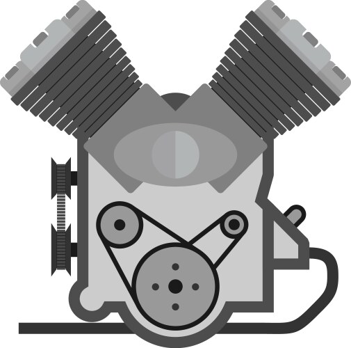 Waiting Combustion Engine Mascot Royalty Free Vector Image