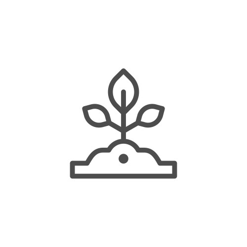 Soil testing green gradient concept icon Vector Image