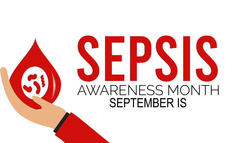 Sepsis awareness month Royalty Free Vector Image