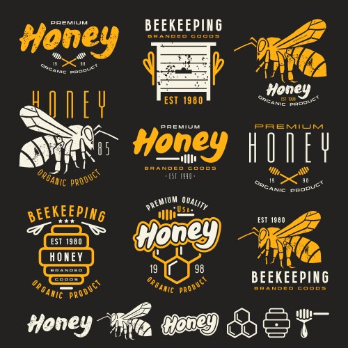 Honey Labels Vector Images (over 16,000)