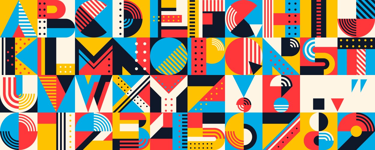 Alphabet Collage Vector Images (over 1,200)