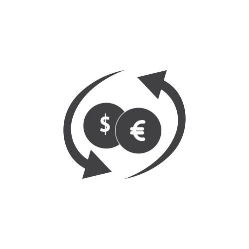 Currency logo icon Royalty Free Vector Image - VectorStock
