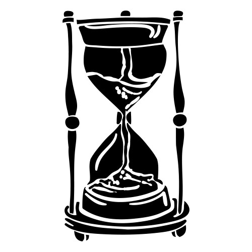 Hourglass Royalty Free Vector Image - VectorStock
