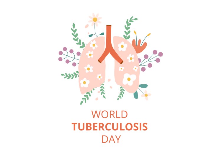 World tuberculosis day banner template awareness Vector Image