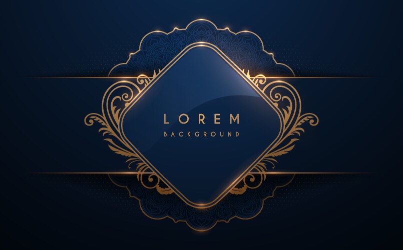 Blue Border Frame Gold Vector Images (over 12,000)