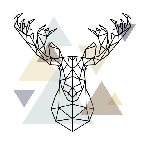 Geometric Elk Vector Images (over 430)