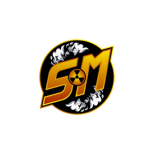 Ds logo monogram esport gaming with gas shape Vector Image