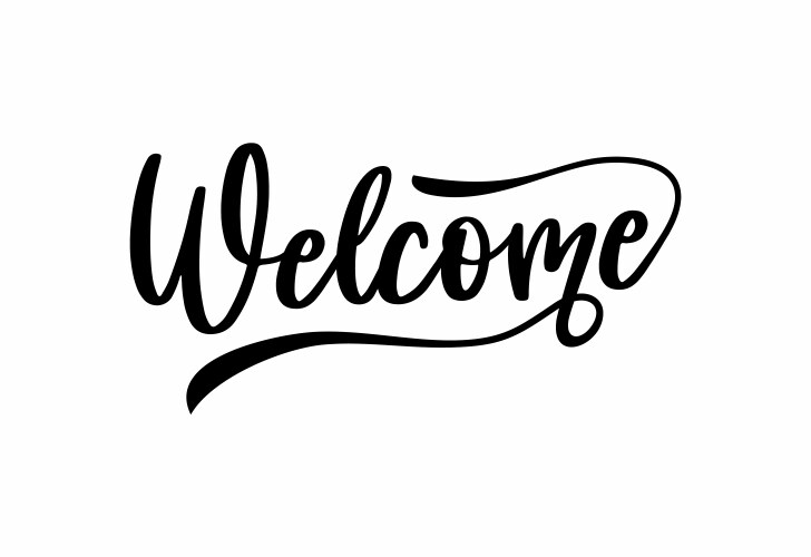 Welcome Calligraphy Vector Images (over 8,800)