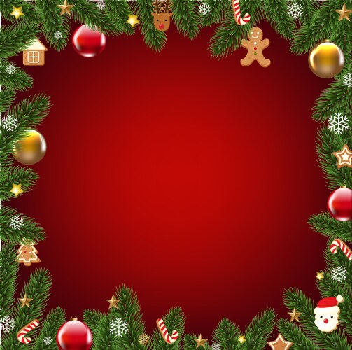 Border with mallows Royalty Free Vector Image - VectorStock