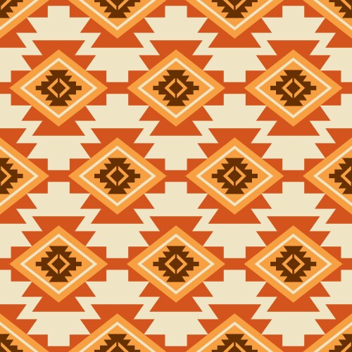 Southwestern aztec seamless pattern navajo print Vector Image