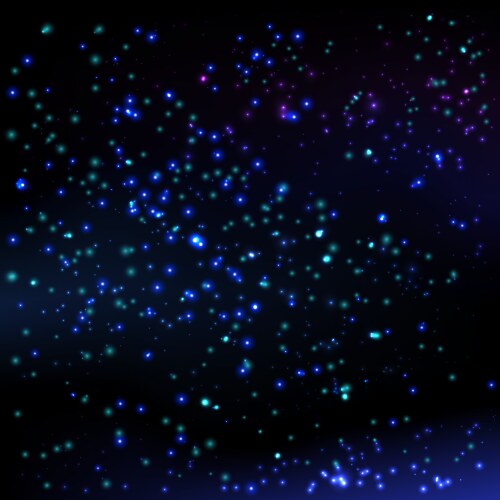 Blue glittering star dust Royalty Free Vector Image
