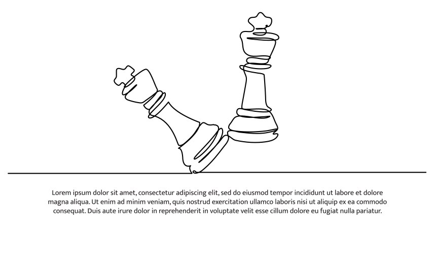 Continuous line design of little boy Royalty Free Vector