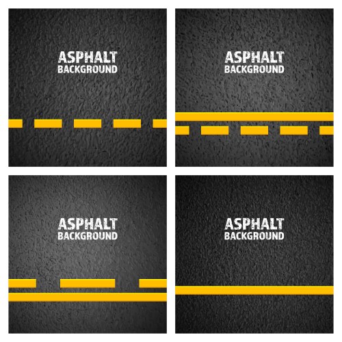 Straight road marking Royalty Free Vector Image