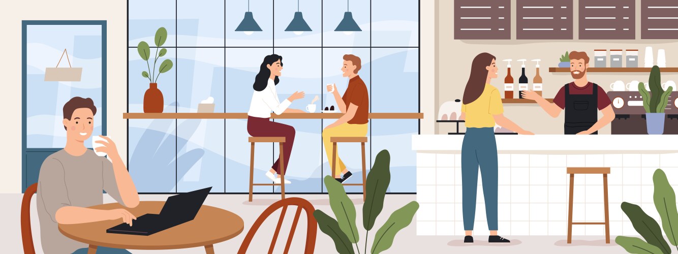 Cafe Cartoon Vector Images (over 99,000)