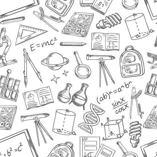 School education sketch infographics Royalty Free Vector