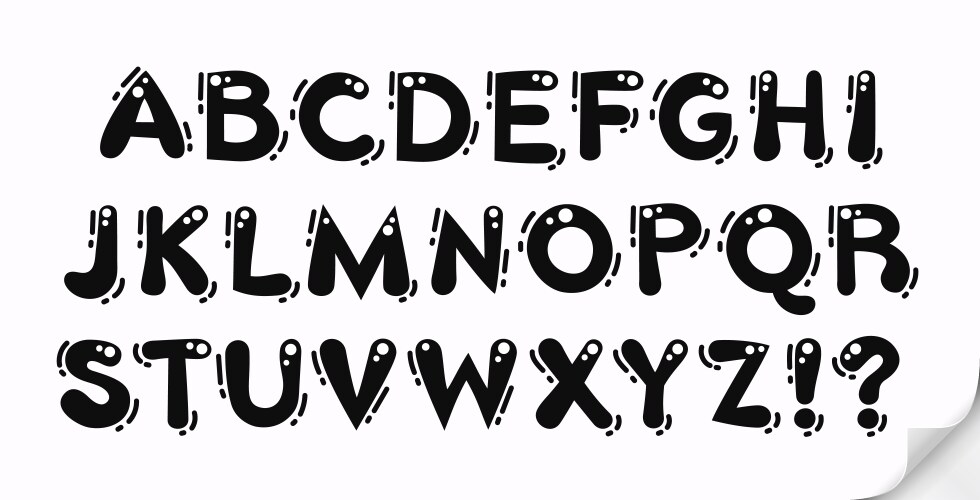 Letter Alphabet Doodle Vector Images (over 17,000)