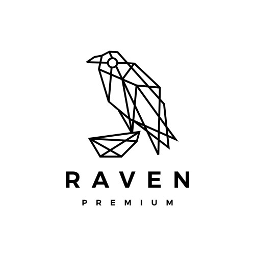 Geometric Raven Vector Images (over 220)