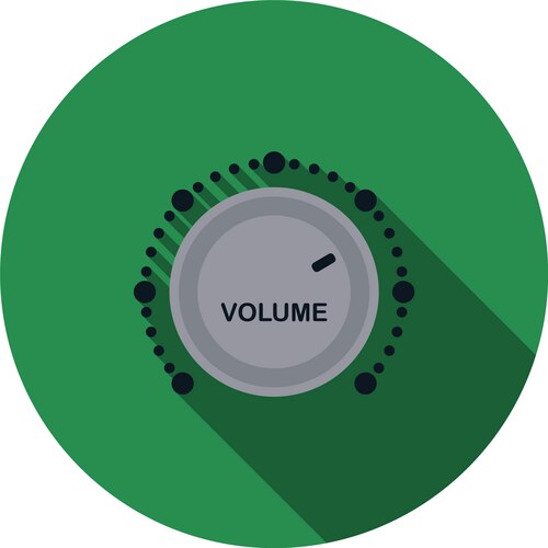 Volume control Royalty Free Vector Image - VectorStock